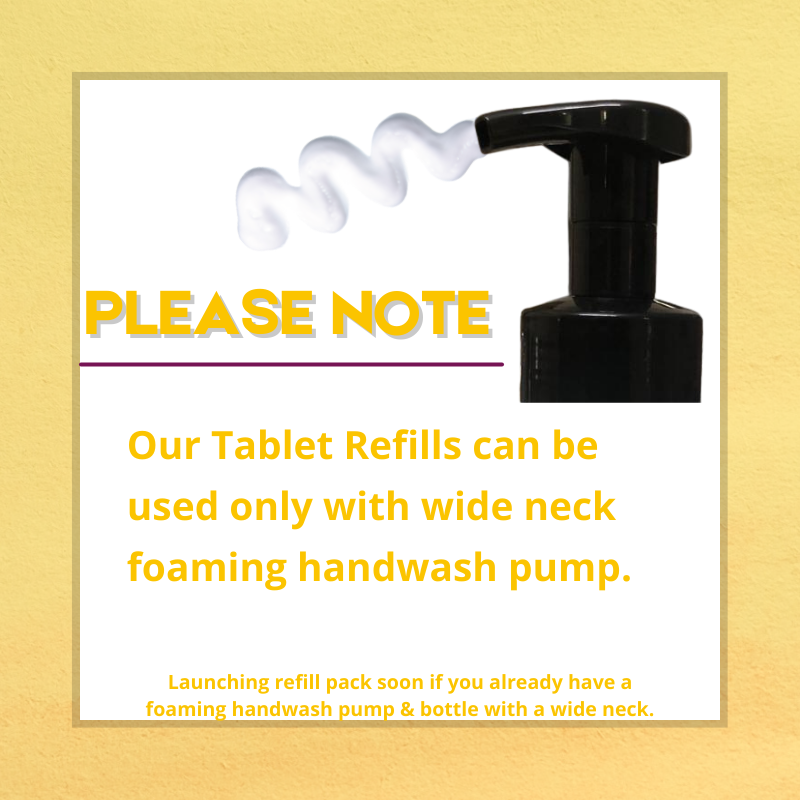 Foaming Handwash Tablet with Neem & Aloe Vera - Starter Kit - Fresh Le ...